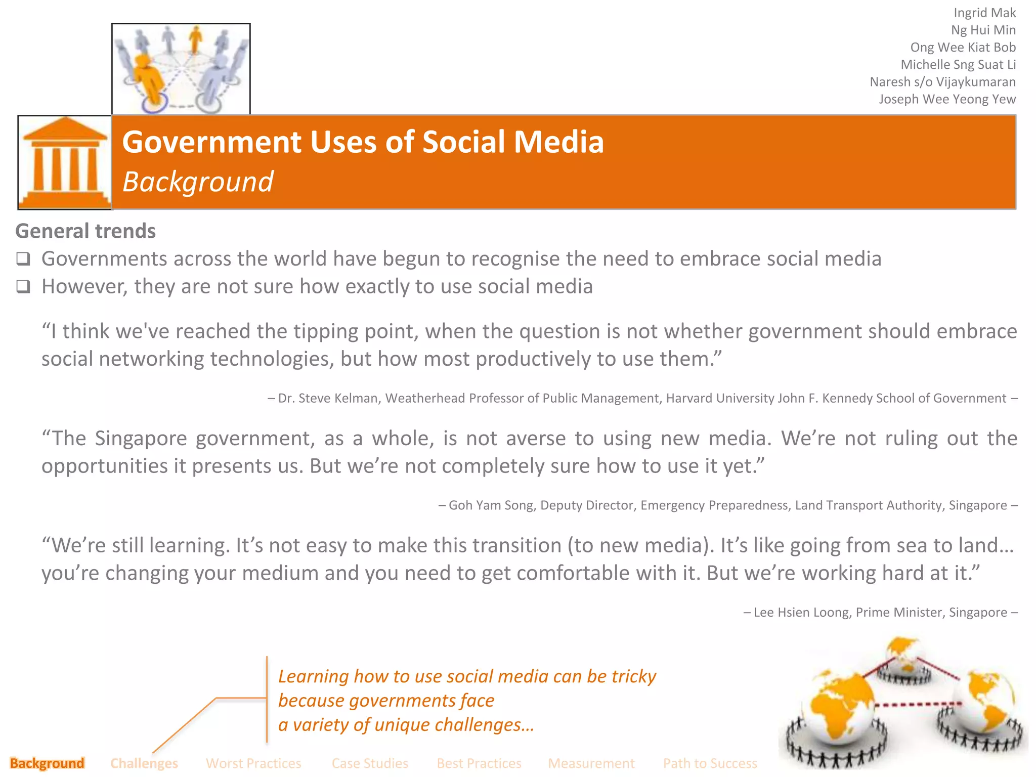 Digital Media Across Asia - Government Uses Of Social Media | PPT