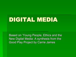 Digital media identity | PPT