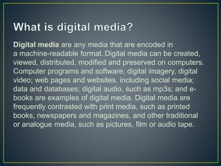 Digital media investigtion | PPTX