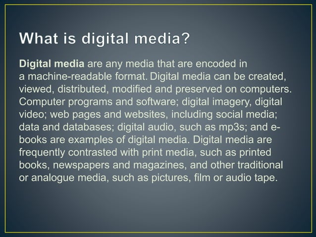 Digital media investigtion | PPTX