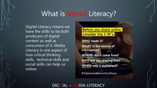 Digital + Media Literacy for the Civil Service | PPTX