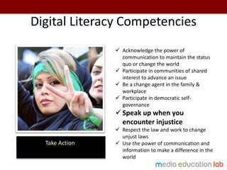 Digital and Media Literacy Learning Process | PPTX