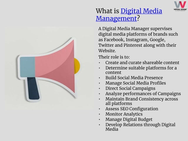 Digital media management course Indore | PPTX