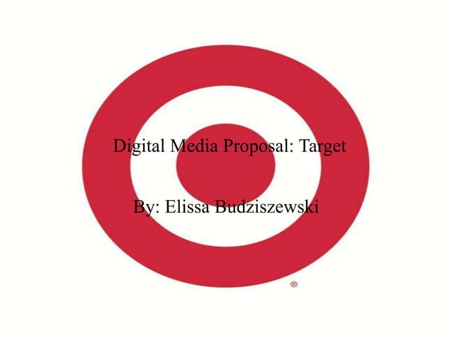 Target Digital Media Proposal | PPT