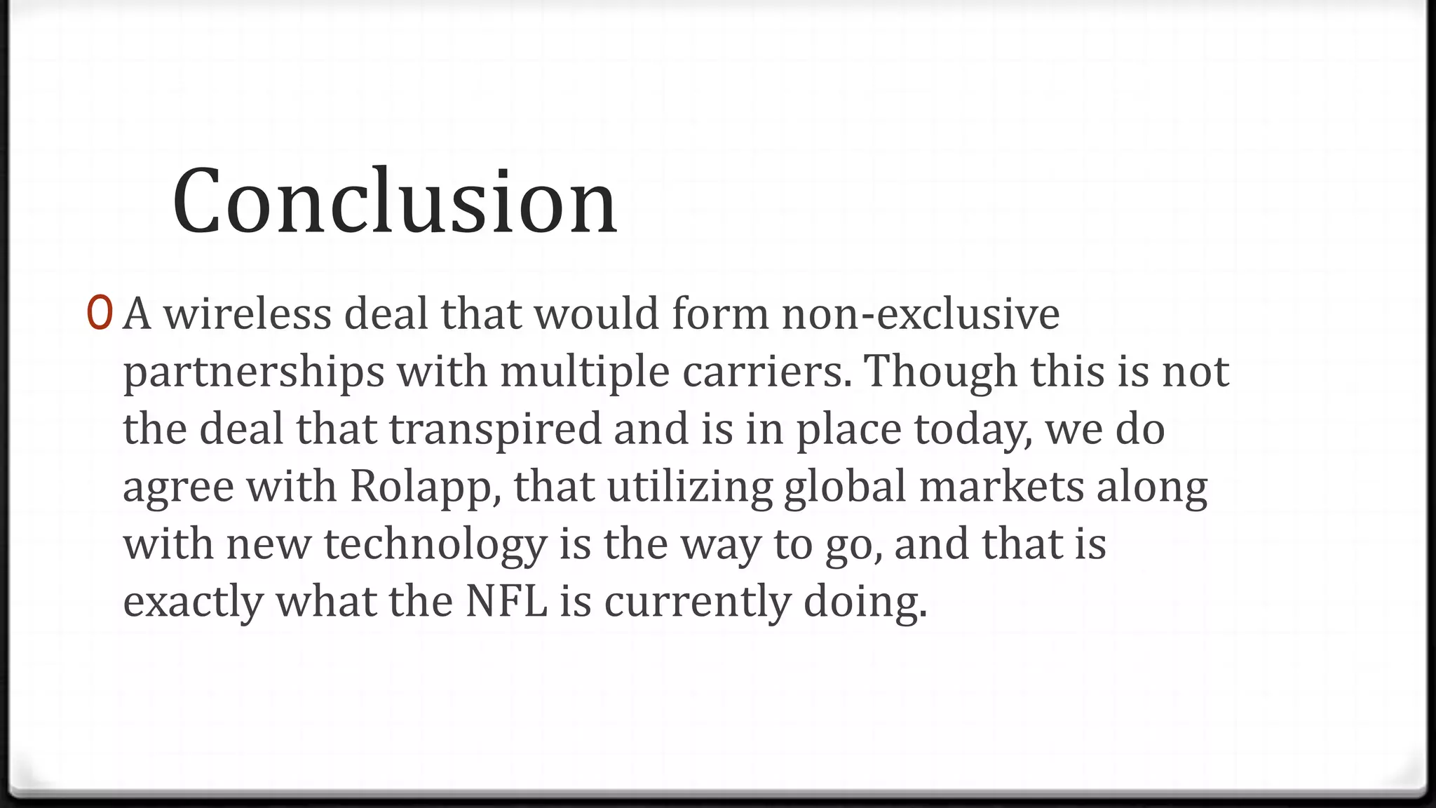 NFL: Digital media strategy case review | PPTX