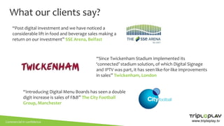 Digital menu boards for stadia & venue (1) | PPT