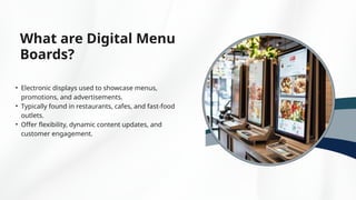 Digital Menu Boards In Delhi - Romio Technologies | PPT