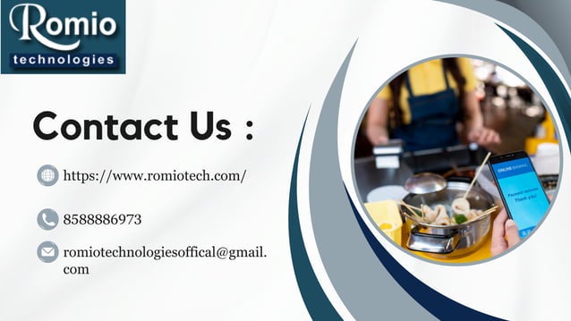 Digital Menu Boards In Delhi Romio Technologies | PPT