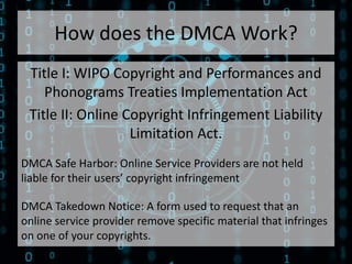 Digital millennium copyright act | PPTX