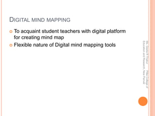 Digital mind mapping for collaborative knowledge construction | PPTX