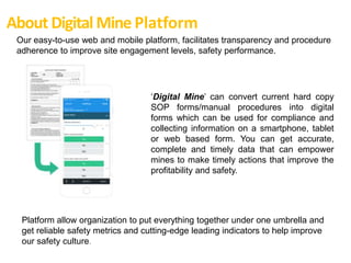 Digital mine e Compliance Platform | PPT