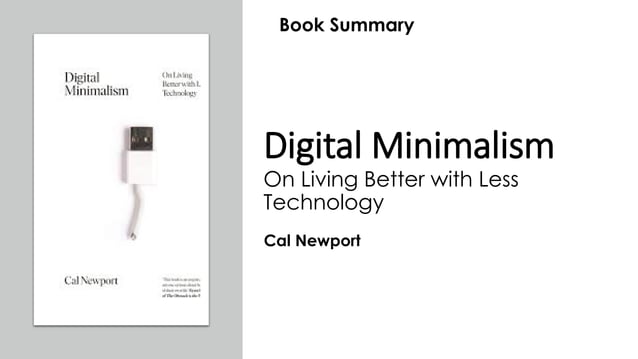 Digital minimalism Book Summary | PDF | Social Networking | Internet