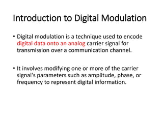 Digital Modulation ppt for everyone who wants it | PPT