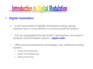 DIGITALModulation.pptx "Advanced Digital Modulation Techniques" | PPTX | Digital Audio ...