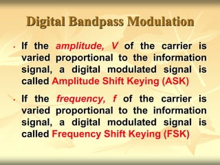 Digital Modulation and various technique | PPT