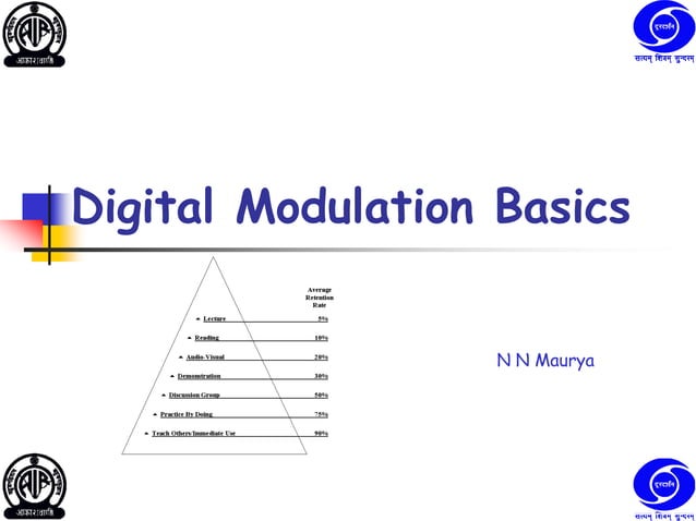 Digital modulation basics(nnm) | PPT