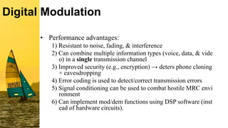 Digital modulation technique | PPTX