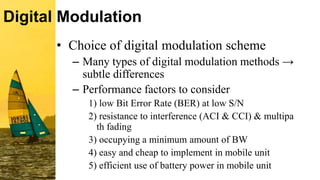 Digital modulation technique | PPTX