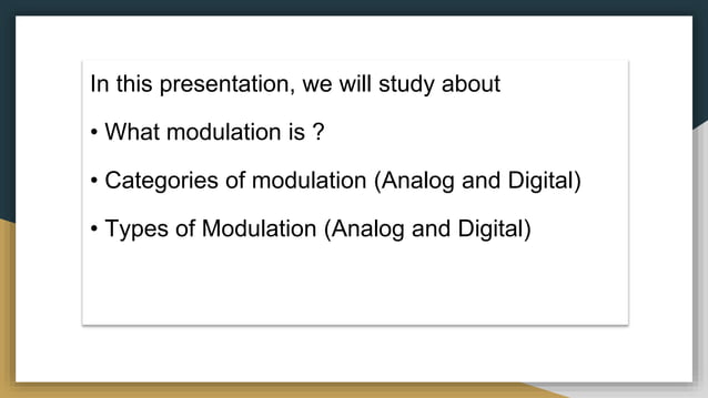 Digital modulation techniques | PPTX