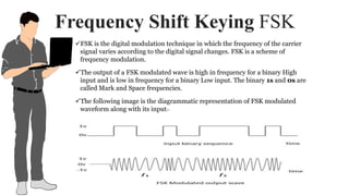 Digital modulation techniques | PPTX