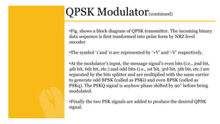 Digital modulation techniques | PPTX