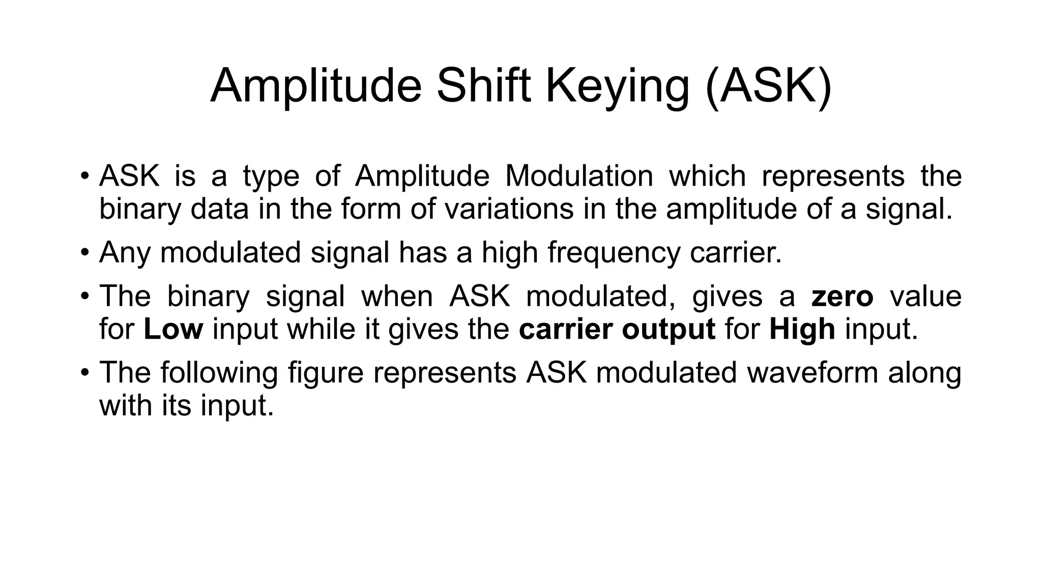 Digital modulation techniques | PPTX