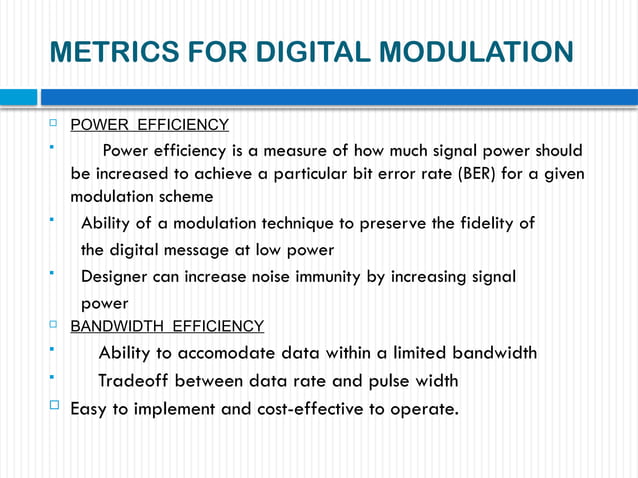 DIGITAL MODULATION TECHNIQUE S.pptx for different types of shift keying s | PPTX