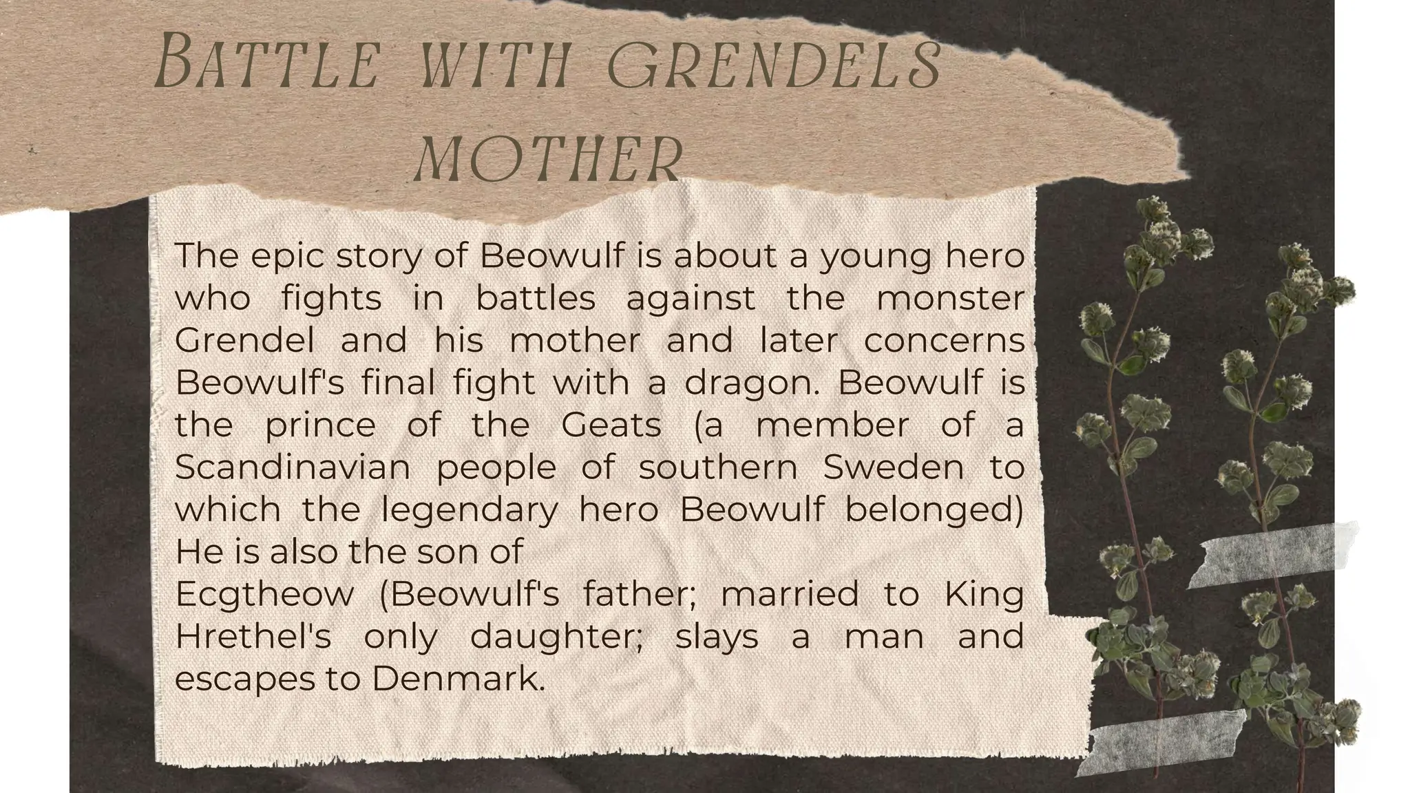 Presentation about Battle of grendels mother.pptx