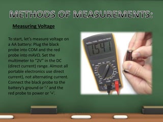 Digital multimeters | PPTX