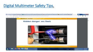 Digital multimeter safety tips | PPTX