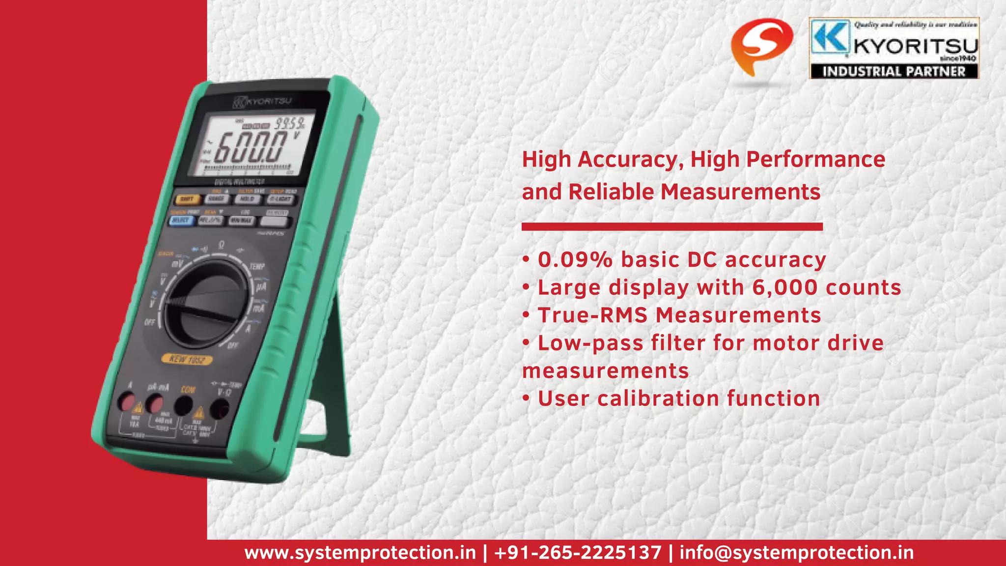 Digital Multimeters Kew 1051 | System Protection | PPT