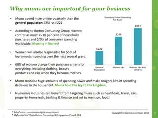 How to engage with tech-savvy mums & the benefits to your business | PPT