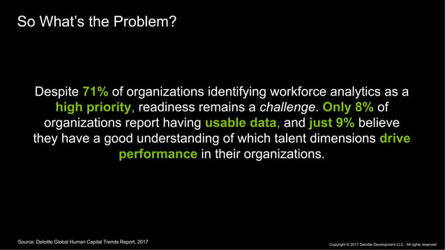 Analytics in a Data Driven Workplace | PPT