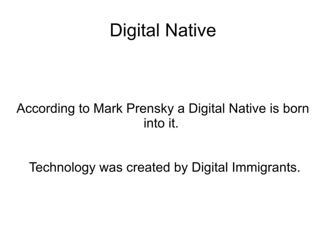 Digital Native | ODP