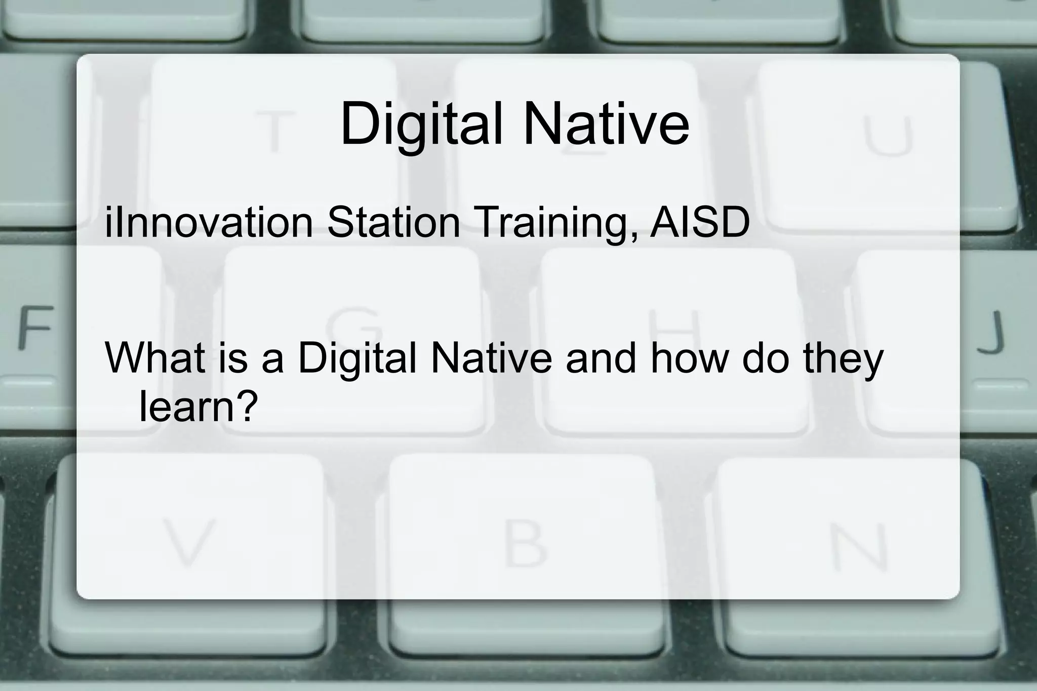 Digital Native | ODP | Online Education | Education