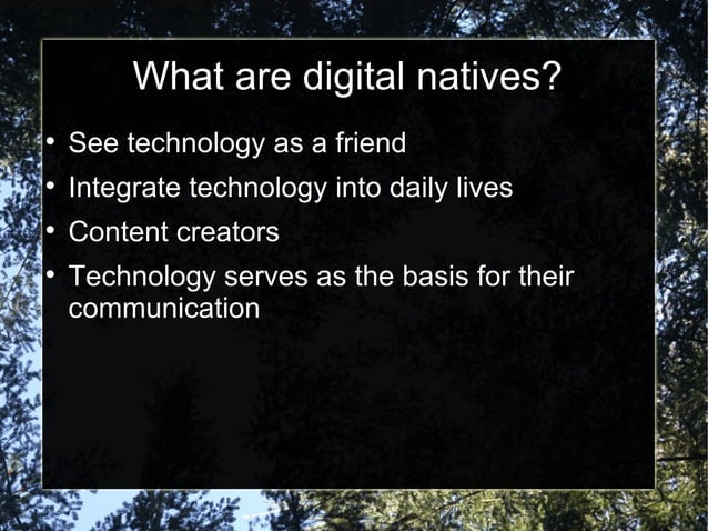 Digital Native Presentation | PPT