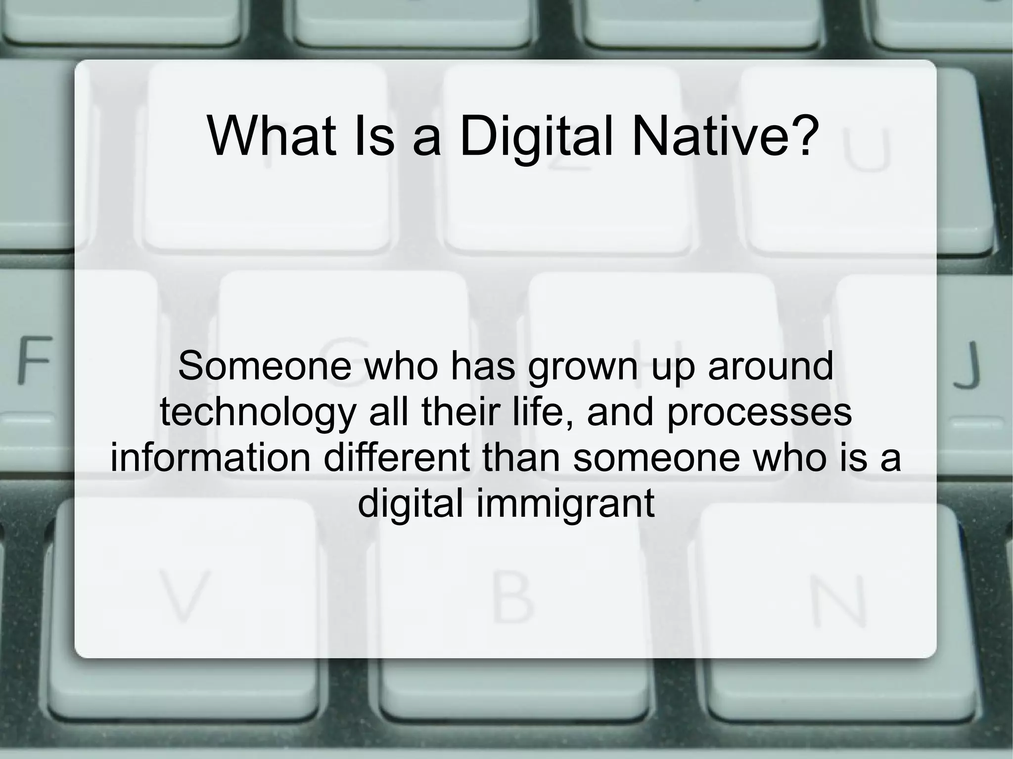 Digital Natives | ODP