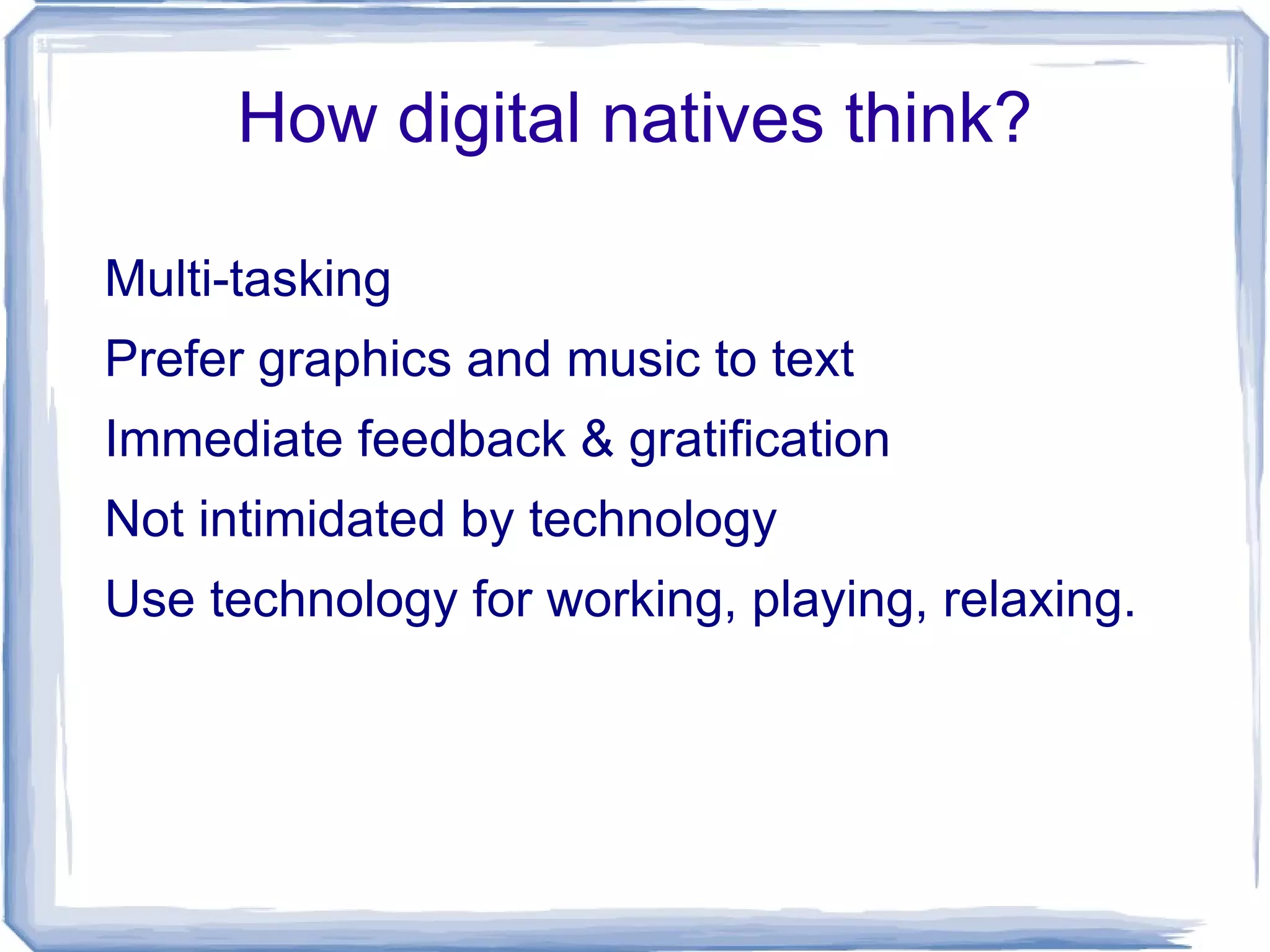 Digital Natives | ODP | Technology & Computing