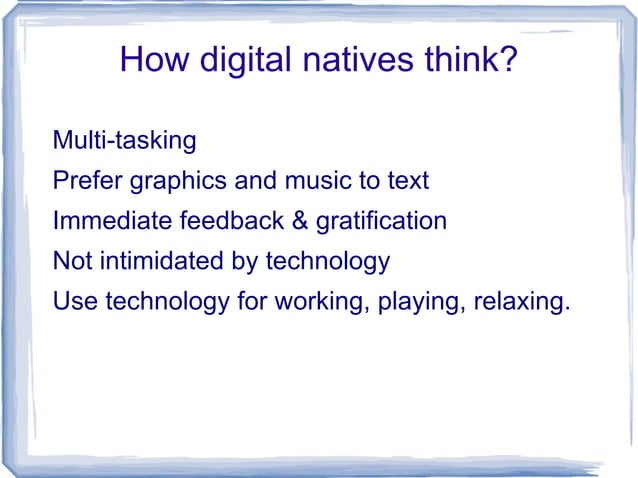 Digital Natives | ODP