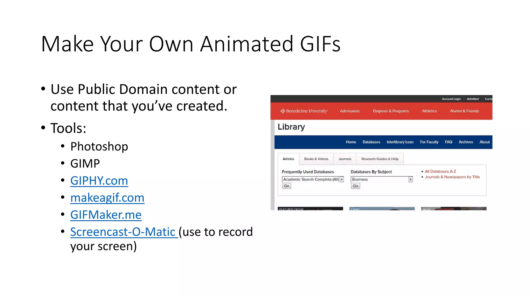 Using Animated GIFs | PPTX