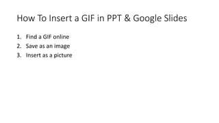 Using Animated GIFs | PPT