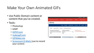 Using Animated GIFs | PPTX