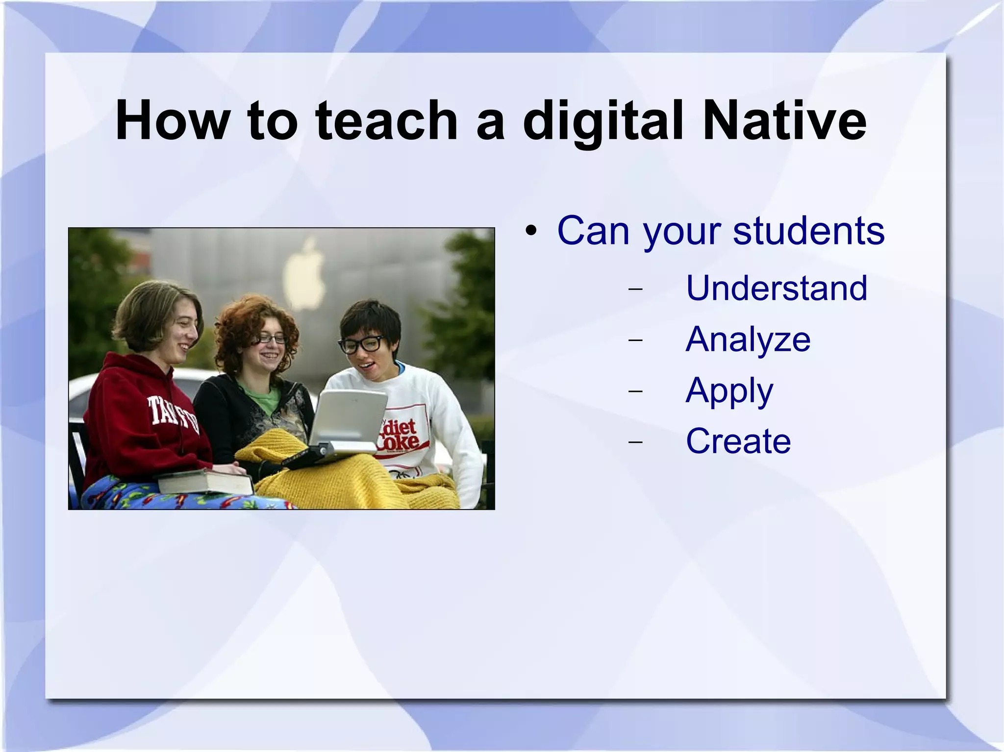 Digital Natives Example | PPT