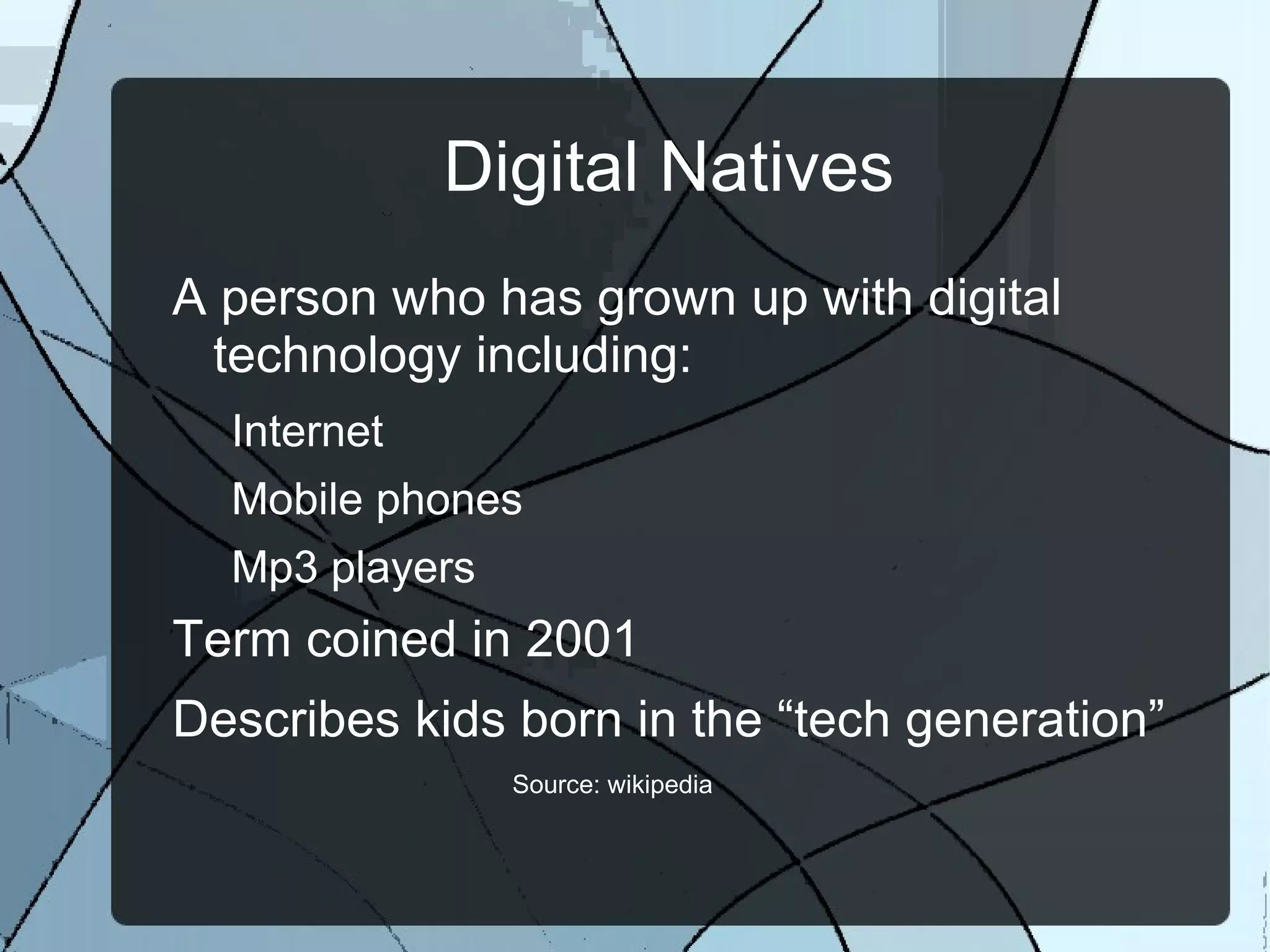 Digital Natives Presentation | ODP | Technology & Computing