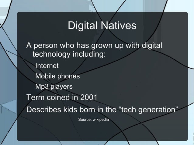Digital Natives Presentation | ODP | Technology & Computing