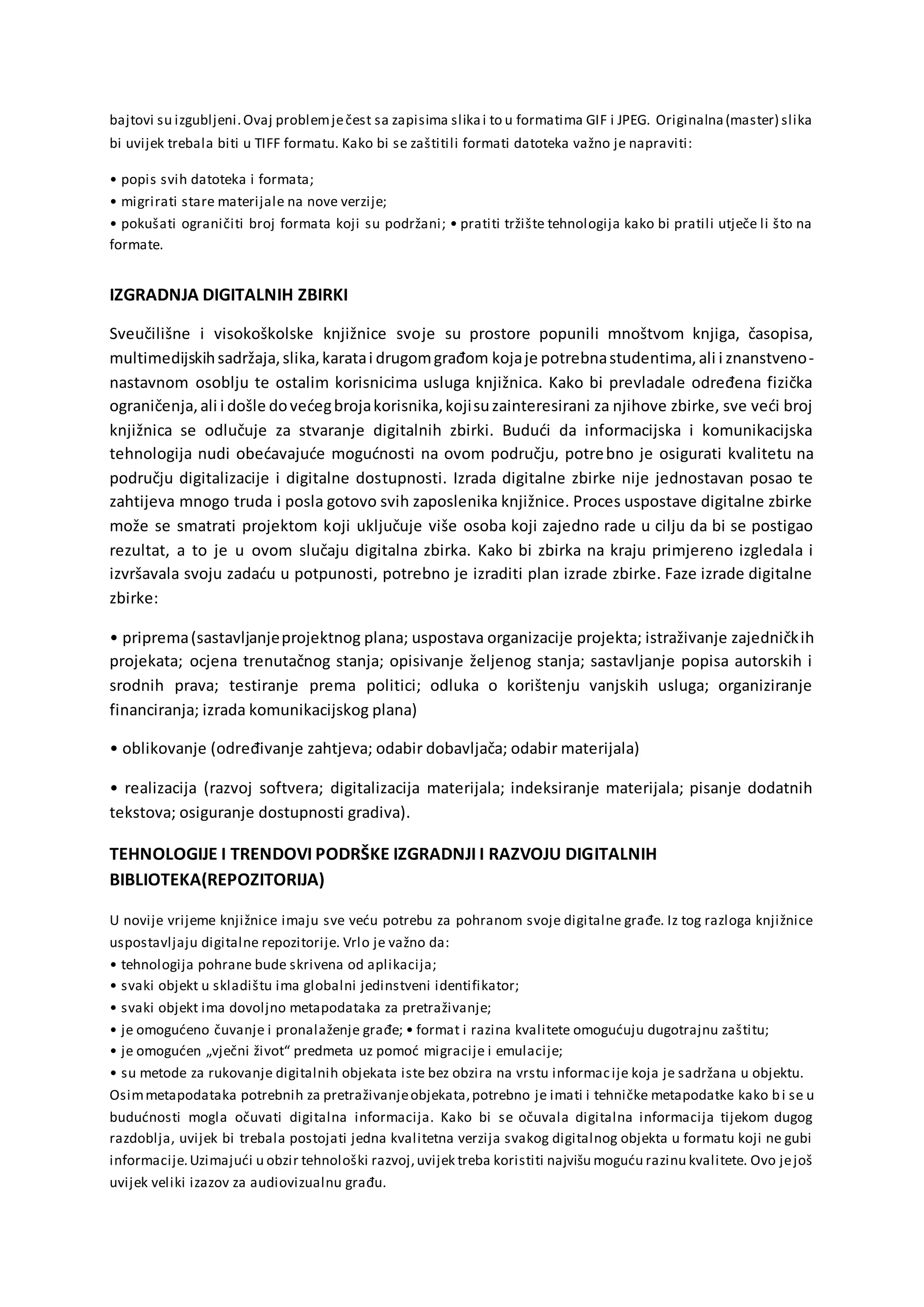 Digitalne biblioteke | DOCX