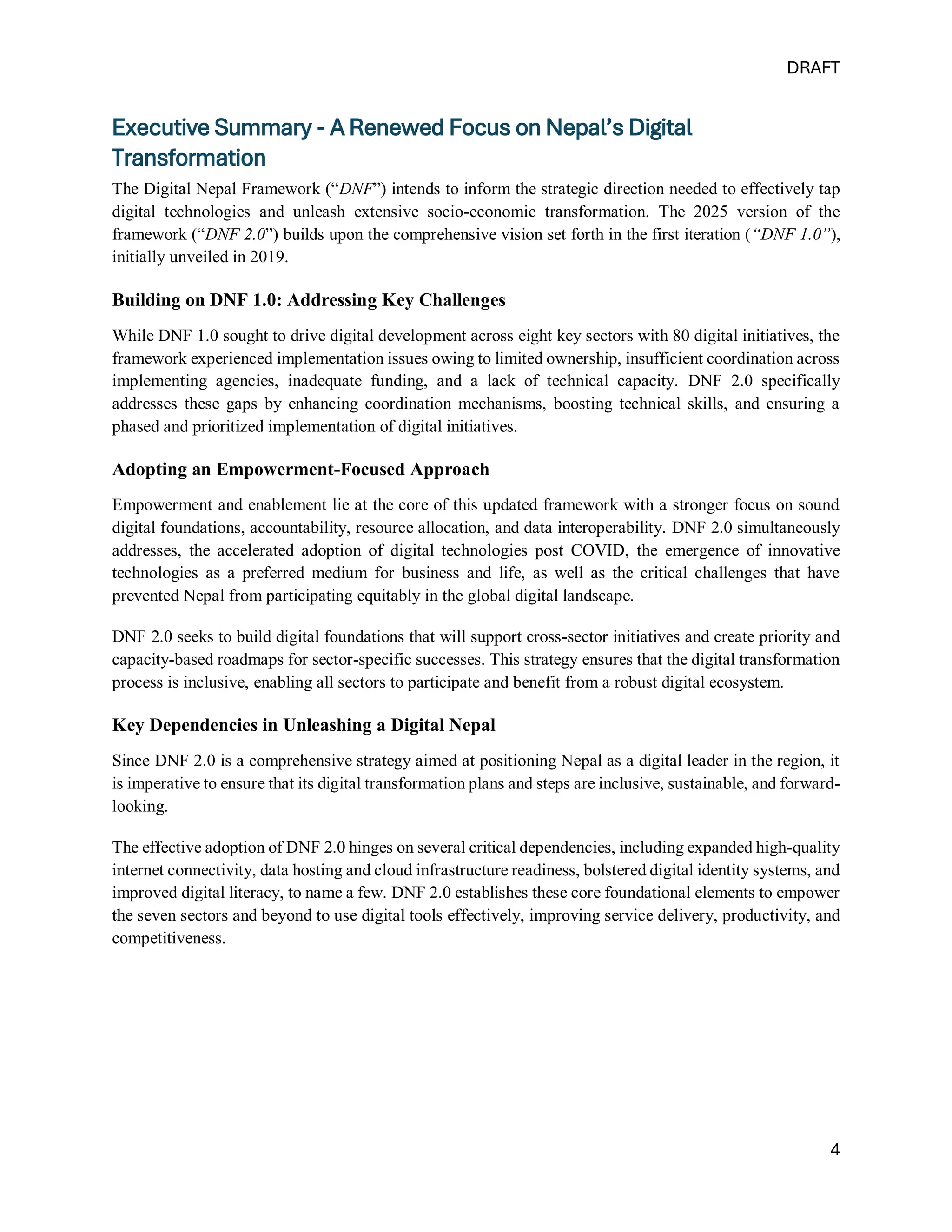 Digital Nepal Framework 2.0: A Step Towards a Digitally Empowered Nepal ...