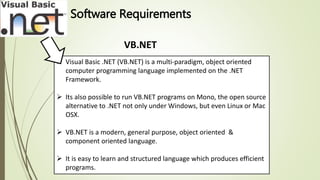 Digital noticeboard using vb | PPTX
