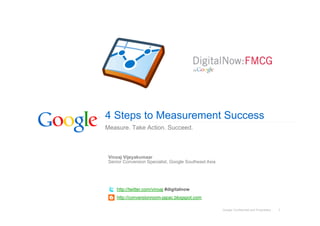 4 Steps to Measurement Success - DigitalNow: FMCG (2011-03-24) | PPT