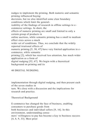 Digital Nudging Numeric and Semantic Priming inE-Commerce.docx